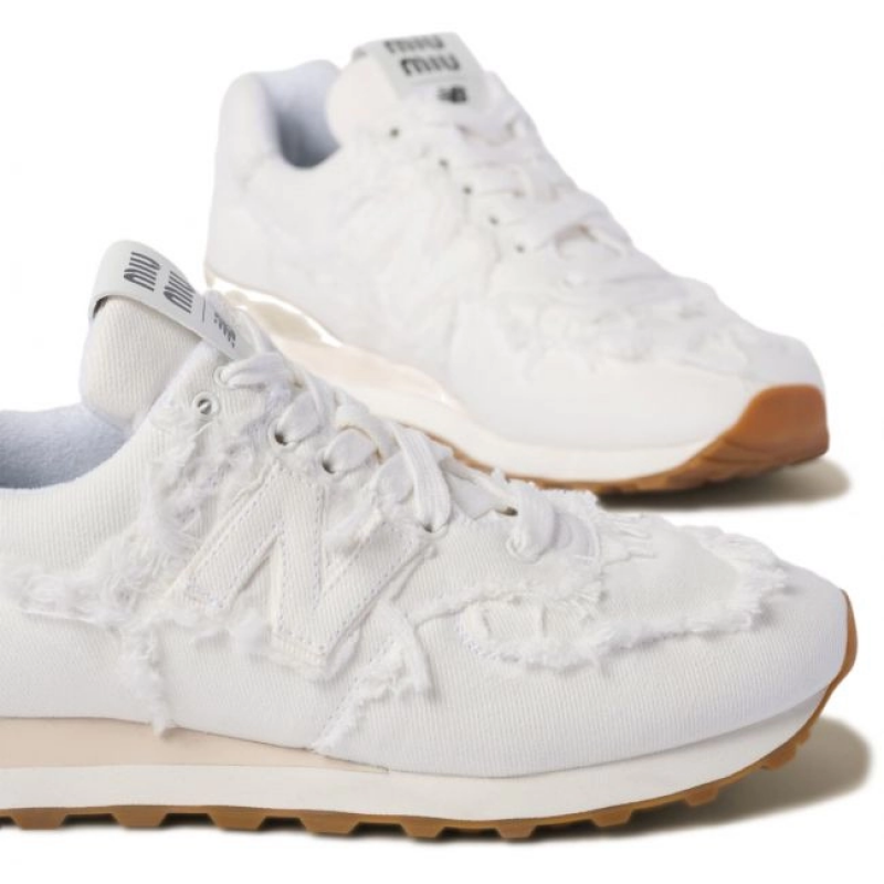 New Balance 574 x MIU MIU White оригинал купить в Москве